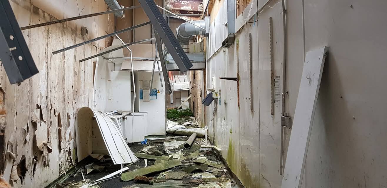 Fire Damaged Building - Professional Services